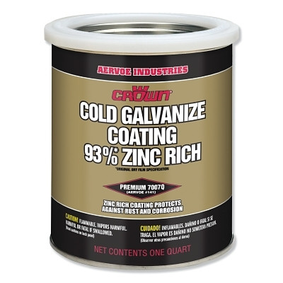 Crown Cold Galvanizing Compound, 1 Quart Can (4 CN / CA)