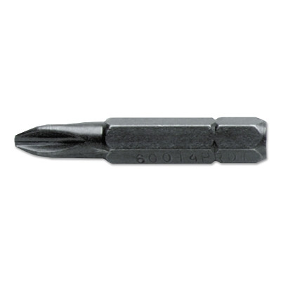 Phillips ACR Insert Drive Bits, #1, 1/4 in x 1 in, Hex (25 BIT / BAG)