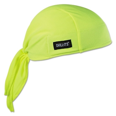 Chill-Its 6615 High-Performance Dew Rags, 6 in X 20 in, Hi-Vis Lime (6 ...