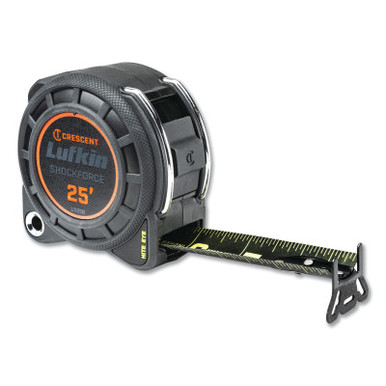 Shockforce Night Eye Dual-Sided Tape Measure, 25 ft x 1-3/16 in, SAE ...