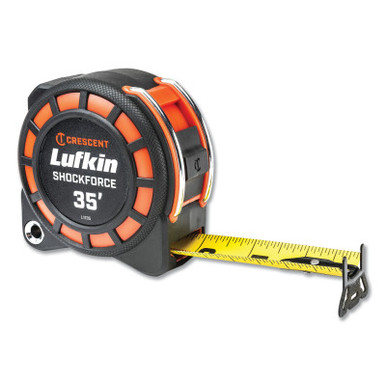 Shockforce Night Eye Dual-Sided Tape Measure, 1-3/16 in W x 35 ft L ...
