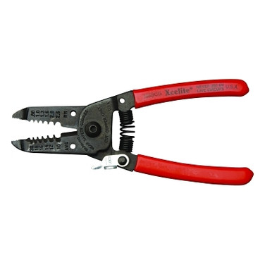 Needle Nose Wire Strippers & Cutters, 6 in, 10-22 AWG, Spring Open/Lock ...