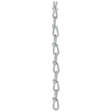 Peerless Twin Loop Chains, Size 3/0, 150 ft, 305 lb Limit, Bright Zinc ...