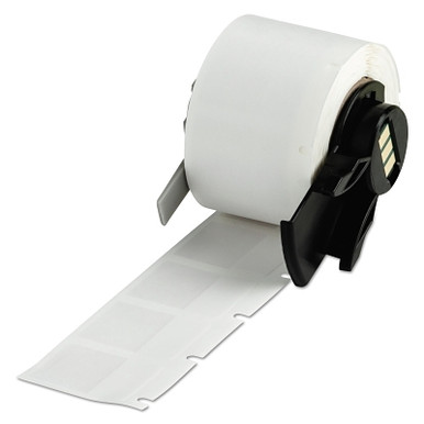 Brady TLS 2200/TLS PC Link Labels, 3/4 in, White/Translucent (250 EA / ROL)