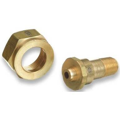 Western Enterprises Regulator Inlet Nuts, Refrigerant Gases, Stainless ...