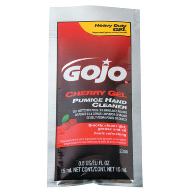 Gojo Cherry Gel Pumice Hand Cleaners, Cherry, Packet, 1/2 oz (2 EA/EA)
