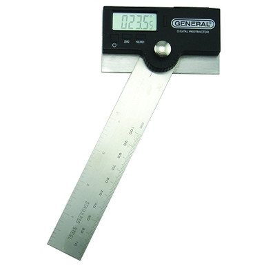 General Tools Angle Gauge, 6 in, Digital, Stainless Steel (1 EA / EA)