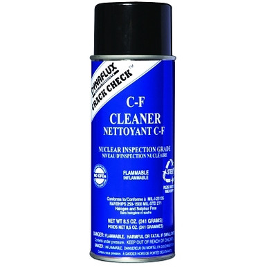 Dynaflux Visible Dye Penetrant Systems, Cleaner, Aerosol Can, 16 oz (12 ...