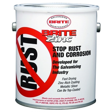 Weld-Aid Brite Zinc Galvanizing Compound, 1 gal, Metal Pail (1 GAL / GAL)