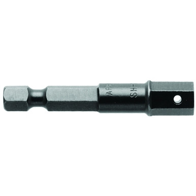 Shank for Reversible Sockets, 1/4 in (male hex), 1/4 in (male square ...