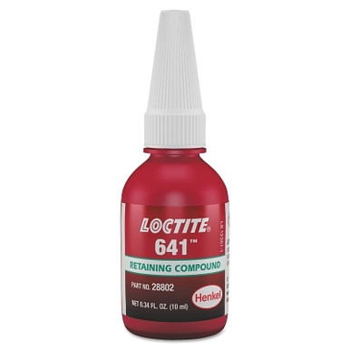 Loctite 641 Retaining Compound, Controlled Strength, 10 mL Bottle ...