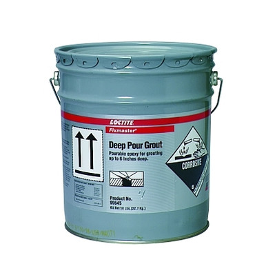 Loctite Fixmaster Deep Pour Grout, 5 gal, Kit, Black (1 KIT / KIT)