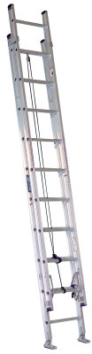 LOUISVILLE LADDER TYPE 1-A ALUMINUM 300LBSSTACKED EXT 20' LADDER (1 EA ...