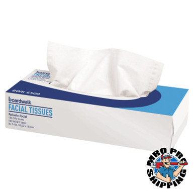 Office Packs Facial Tissue, Flat Box, 100 Sheets/Box (1 CA / CA)