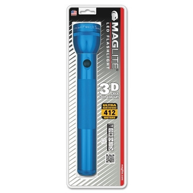 MAG-Lite LED D-Cell Flashlight, 3 D, Blue (1 EA / EA)