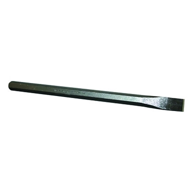 Extra Long Cold Chisel, 12 in Long, 1/2 in Cut, Black Oxide (1 EA)