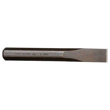 Cold Chisel, 8 in Long, 1 in Cut, Black Oxide (1 EA)