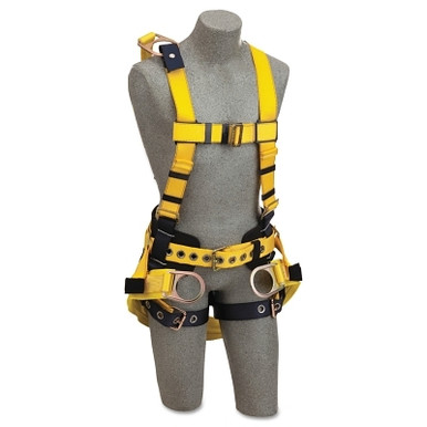 Delta Derrick Harness w/ 18" Back D-Ring Extension, Extended Back D ...