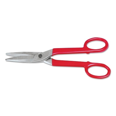 Heavy-Duty Snips, Straight Handle, Cuts Straight (1 EA)