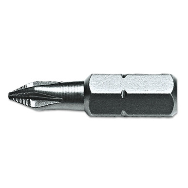 Phillips ACR Insert Drive Bits, #1, 1/4 in x 1 in, Hex (25 BIT / BAG)