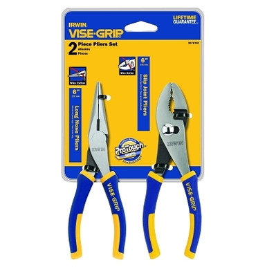 2-pc ProPlier Sets - Slip Joint / Long Nose, 6 in (4 SET / BOX)