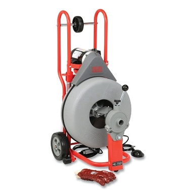 Model K-750 Drain Cleaners, 200 rpm, 3 in-8 in Pipe Dia. (1 EA)