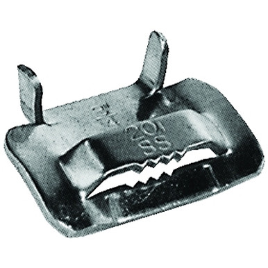 Strapbinder Buckles, 1/2 in, Stainless Steel 201 (100 EA / BOX)