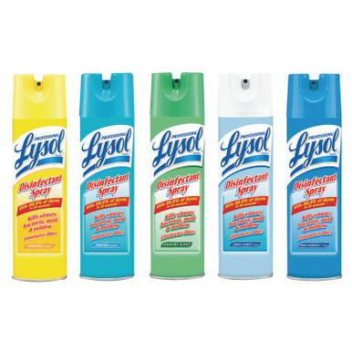 Lysol Brand III Disinfectant Spray, Waterfall Scent, 19 oz Aerosol (12 ...