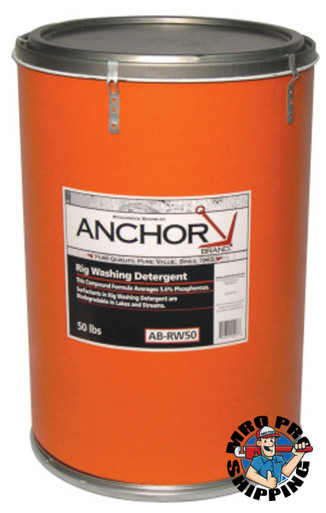 Rig Washing Detergent, 50 lb, Drum (1 DR / DR)