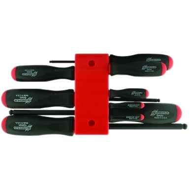 Balldriver Hex Screwdriver Set, Hex Ball, 9 Piece, 1.5 to 10 mm (1 SET ...