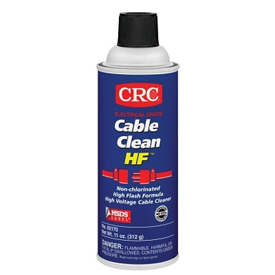 CRC Cable Clean HF High Voltage Splice Cleaners, 16 oz Aerosol Can (12 ...