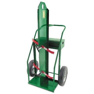 Anthony Heavy-Duty Frame Dual-Cylinder Cart, 66 in H x 34 in W, 16 in ...