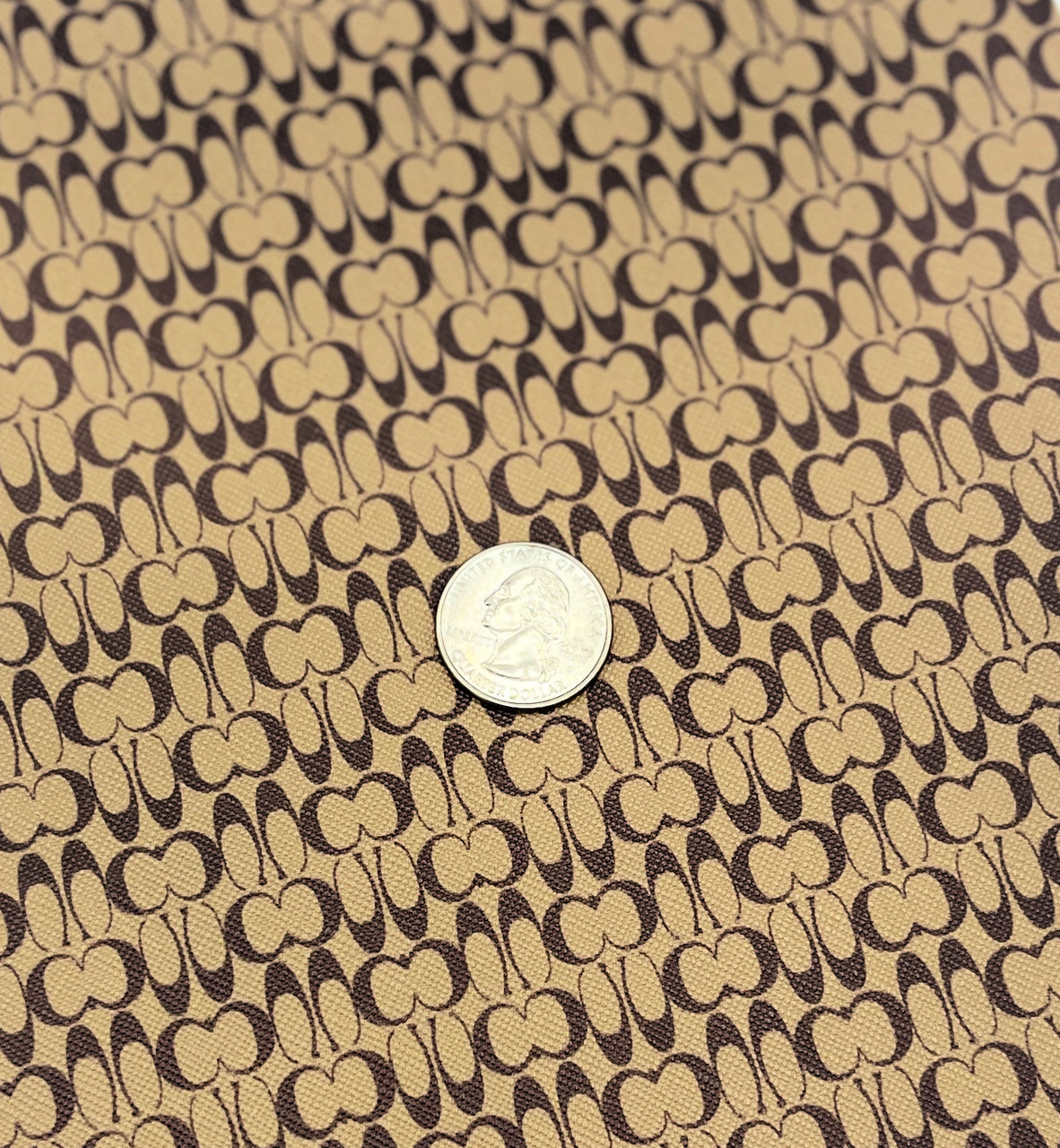 8x11", Coach Synthetic Leather, Custom Leather Sheets, Designer Leather ...