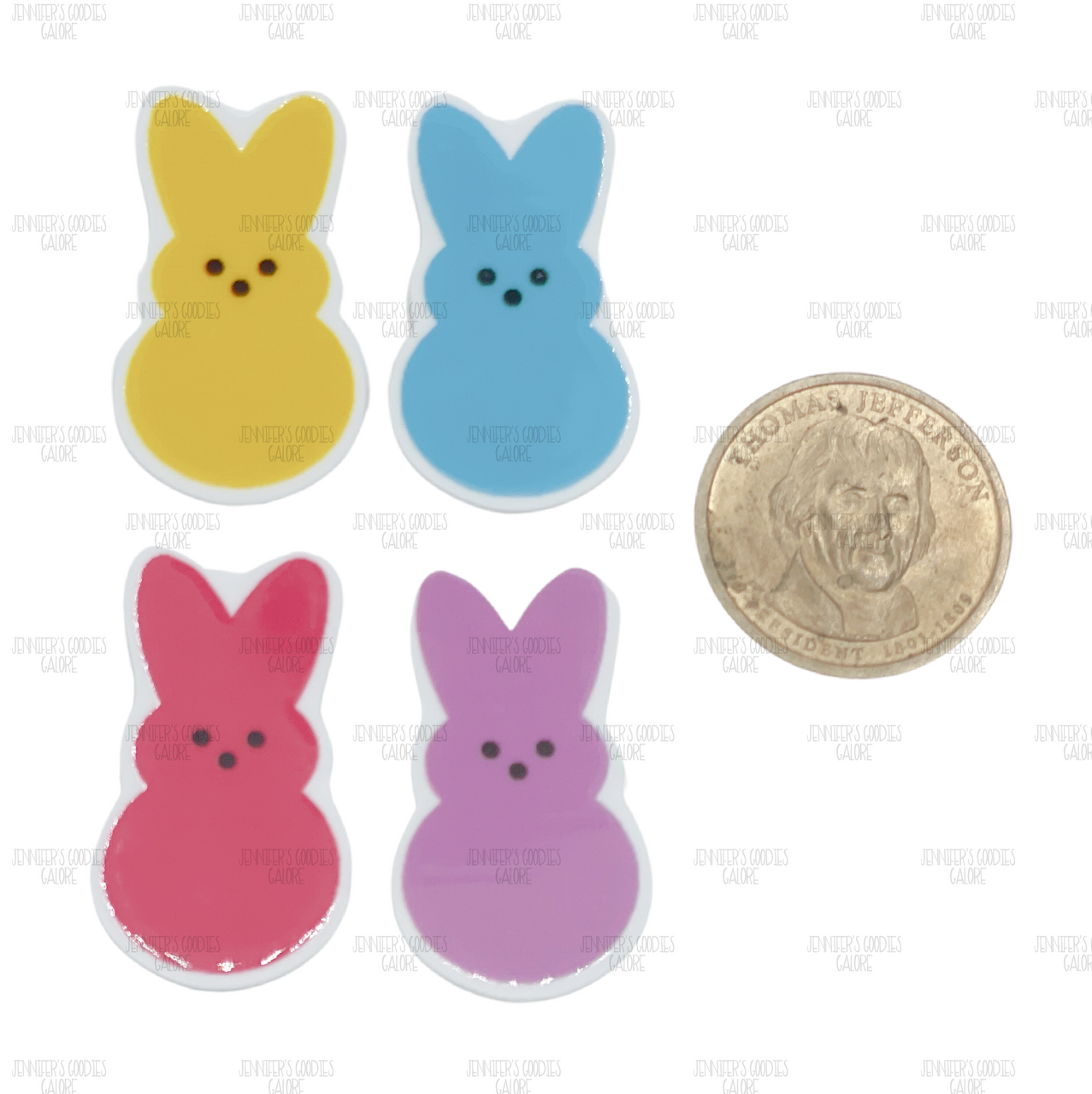 Easter Bunny Resins, Planar Resins, Cabochons, Flat Back Resins, Peeps ...