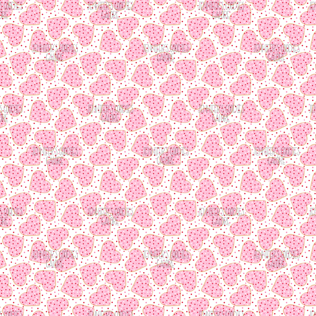 8x11", Valentine Leather Sheets, Custom Made Leather, Cookie Hearts ...