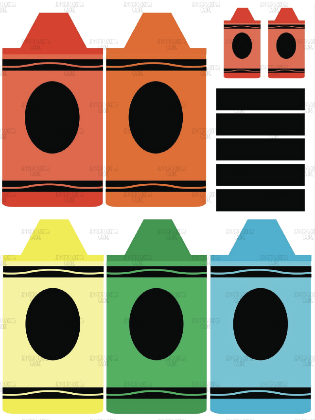 9x12, Back to School Leather, Custom Printed Leather, Primary Crayon ...