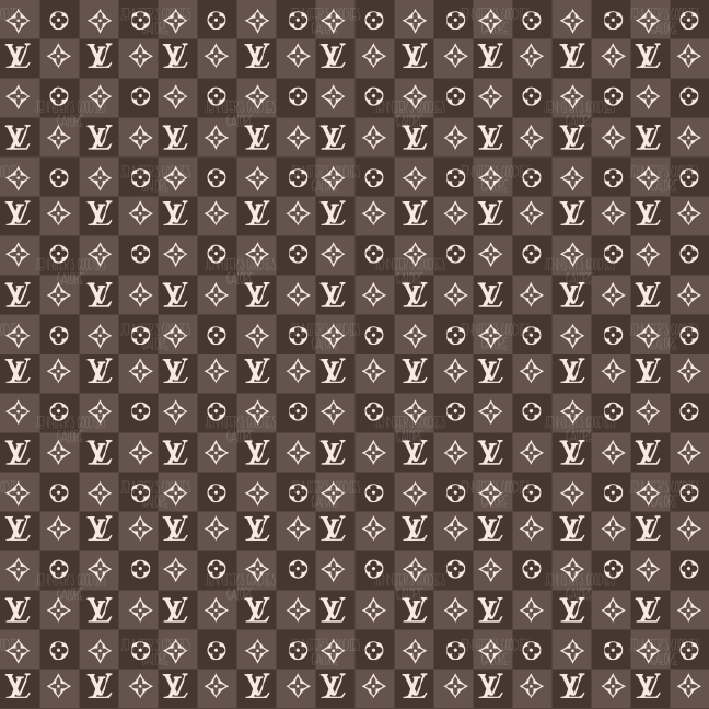 8x11", LV Synthetic Leather, Custom Leather Sheets, Checkered LV ...