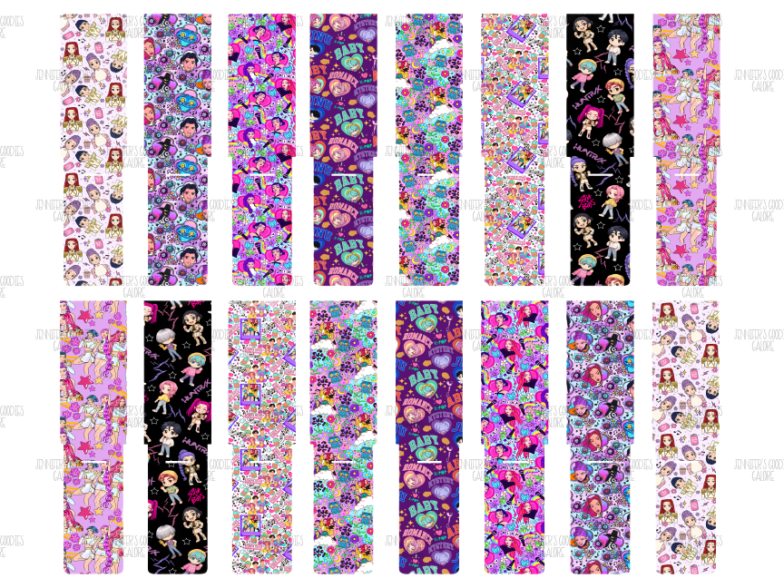 (Kpopsnapclip) 9x12", KPOP Leather, Hand-Cut, Snap Clip Covers, Covers ...