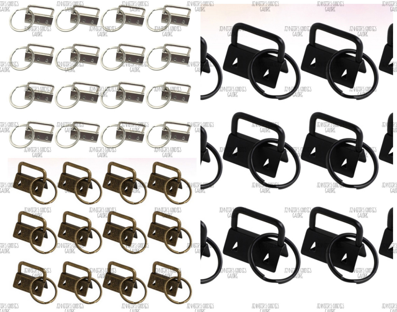 Key Fob Hardware with Key Rings Sets, Key Fob Supplies, Wristlet ...