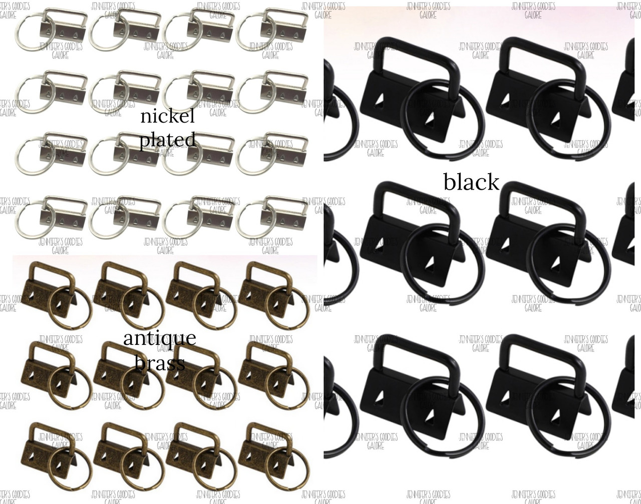 Key Fob Hardware with Key Rings Sets, Key Fob Supplies, Wristlet ...