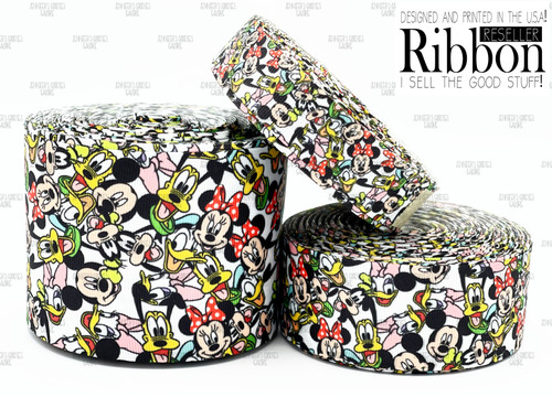 Mickey and Friends Ribbon, US Designer Ribbon, Mouse Ribbon, WDW ...