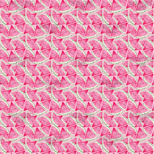 8x11", Watermelon Leather, Custom Printed Leather, Watermelon on Pink ...