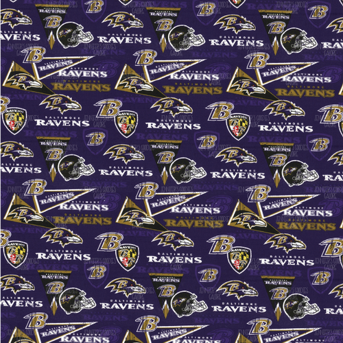 8x11", NFL Leather, Baltimore Ravens Leather, Custom Printed Leather ...