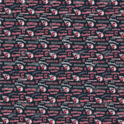 8x11", Baseball Leather, Cleveland Guardians Synthetic Leather ...