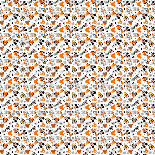 8x11, Halloween Leather Sheet, Custom Printed Leather, Mickey and ...