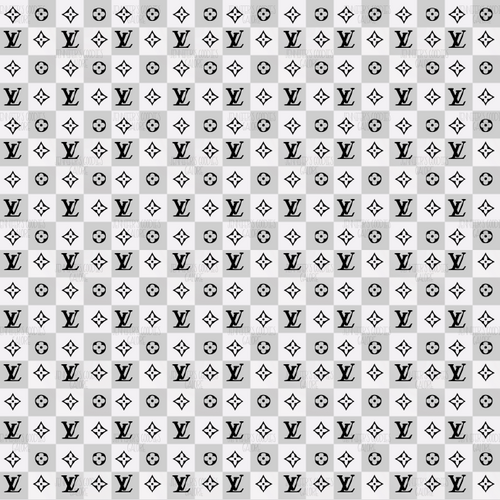 8x11", LV Synthetic Leather, Custom Leather Sheets, Checkered LV ...