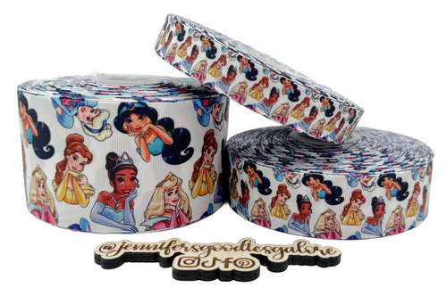 Princess Ribbon, Belle, Jasmine, Cinderella, Sleeping Beauty, Tiana ...