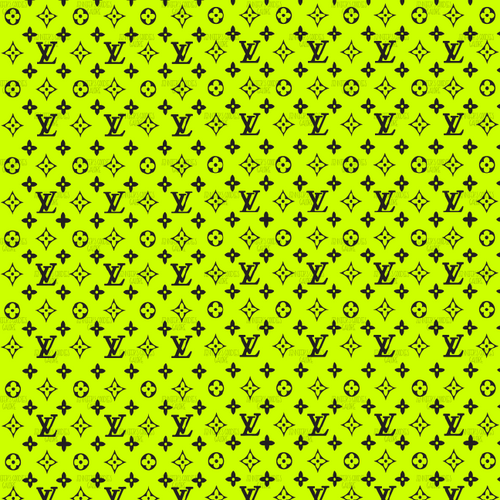 8x11", LV Synthetic Leather, Custom Leather Sheets, Neon LIME LV ...