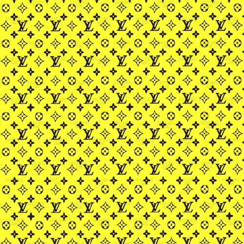 8x11", LV Synthetic Leather, Custom Leather Sheets, Neon YELLOW LV ...