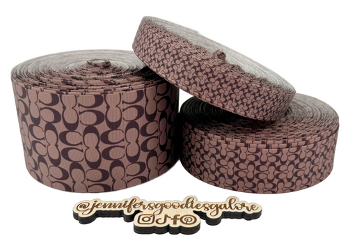 Fashion Designer Ribbon, Coach Ribbon, Clove & Brown Coffee Ribbon ...